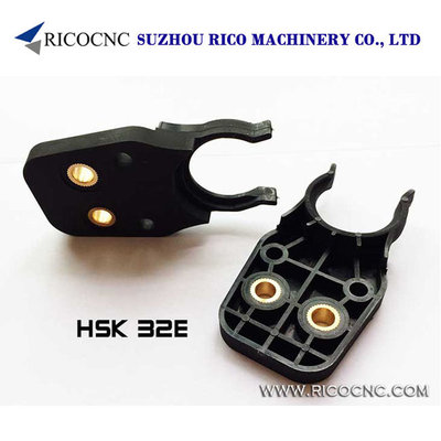 Black HSK32E Toolholder Forks Plastic Tool Changer Grippers for HSK32E Tool Changer Holders Clamping