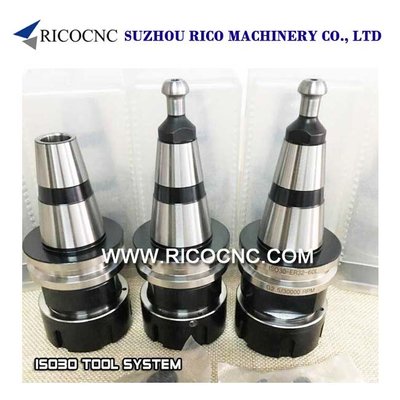 ISO30 ER32 60L Toolholder CNC Router Collet Chucks with HSD Pull Stud