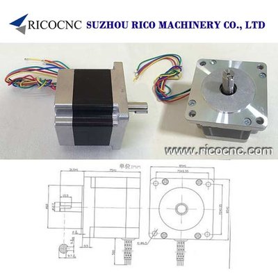 86BYGH450A-06 CNC Motors Two Phase Hybrid Stepper Motors for CNC Routers