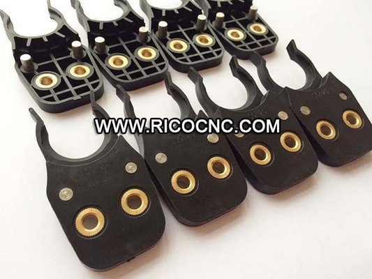 Black ISO20 Tool Holder Clips Plastic CNC Tool Forks for ATC CNC Machines