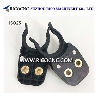 Black ISO25 Toolholder Clips Plastic CNC Tool Forks  for Auto Tool Changer CNC Machines