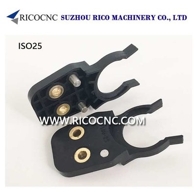 Black ISO25 Toolholder Clips Plastic CNC Tool Forks  for Auto Tool Changer CNC Machines