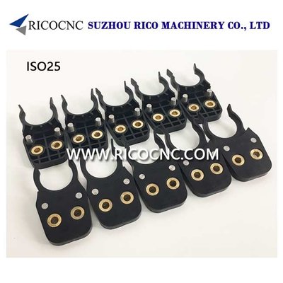 Black ISO25 Toolholder Clips Plastic CNC Tool Forks  for Auto Tool Changer CNC Machines