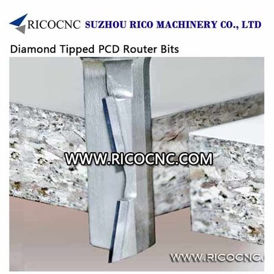 Diamond Tipped Cutter Bits PCD Router Bits for Wood CNC Nesting