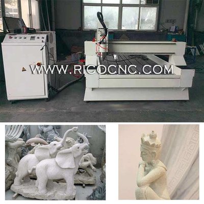Stone Sculpture Carving Machine Marble Cutting Machine Granite Engraving CNC Router S1224C