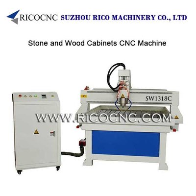 Wood Cabinets Carving Machinefor Granite Engraving Tool Stone Cutting CNC Router SW1318C