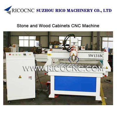 Wood Cabinets Carving Machinefor Granite Engraving Tool Stone Cutting CNC Router SW1318C