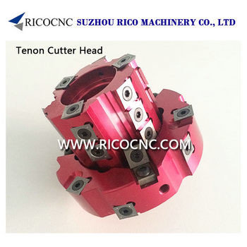Adjustable CNC Tenoning Cutterhead Tenon Cutter Heads with Indexable Inserts for Woodworking