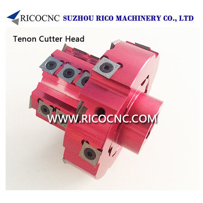 Adjustable CNC Tenoning Cutterhead Tenon Cutter Heads with Indexable Inserts for Woodworking