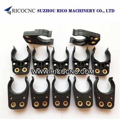 Hot Sale Black BT30 Tool Clips CNC Toolholder Forks Plastic Tool holder Clamps for CNC Router