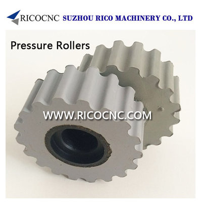 Rubberized Hold Down Pressure Rollers Gear Wheels for BIESSE IMA HOMAG SCM Brandt Edgebander Edgebanding Machines