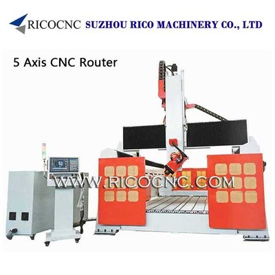 5 Axis Foam Cutting Machine Wood Moulder Carving CNC Router Machine 5ATC1530C