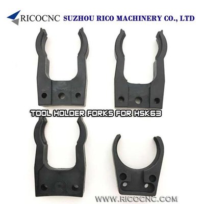 HSK-A|E|F 63 and SK 40 Tool Changer Grippers Elastic Toolholder Fork Clips for ATC Tool Magazine