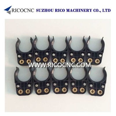 Black BT30 Tool Clips CNC Machine BT30 Tool Forks Plastic Tool holder Clamps for CNC Router