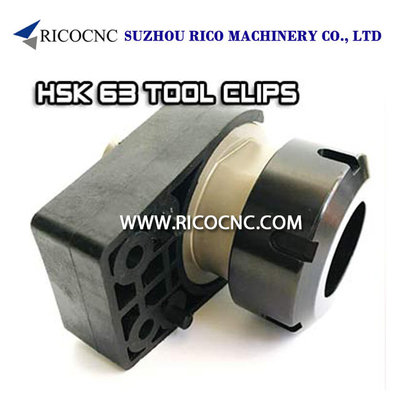Black HSK63 Toolholder Forks Plastic HSK Tool Grippers ATC Tool Changer Forks for CNC Machine