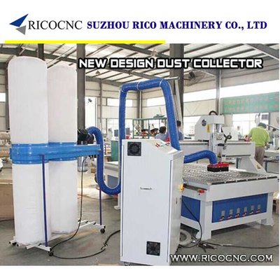 Portable 1.1KW 1.5KW Woodworking Industrial Dust Extractors Machinery for Woodworkers Dust Collection