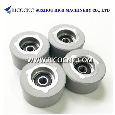 Edge Banding Machine Tools Rubber Pressure Roller Wheels with Bearing for Edgebanders Machine