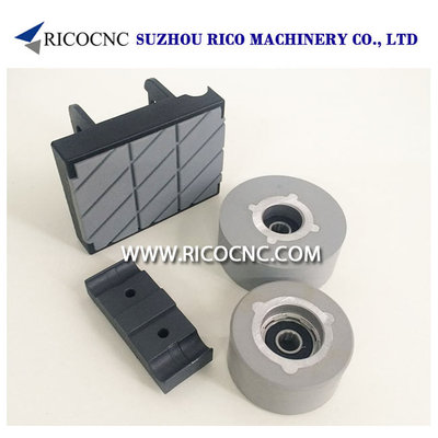 Edge Banding Machine Tools Rubber Pressure Roller Wheels with Bearing for Edgebanders Machine