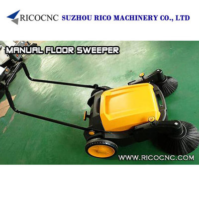 Commercial Manual Floor Sweepers Push Mechanical Clearner for Wood Workshop