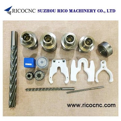 White HSK63F Tool Grippers CNC Tool Forks HSK Tool Clips for CNC Machine