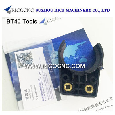 Black BT40 Tool Clips CNC Tool Changer Grippers BT Tool Holder Forks