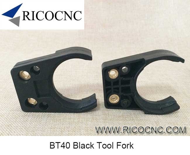 BT40 Tool Fingers Black Tool Grippers Plastic Tool Forks for Carousel Holder Tool Magazine