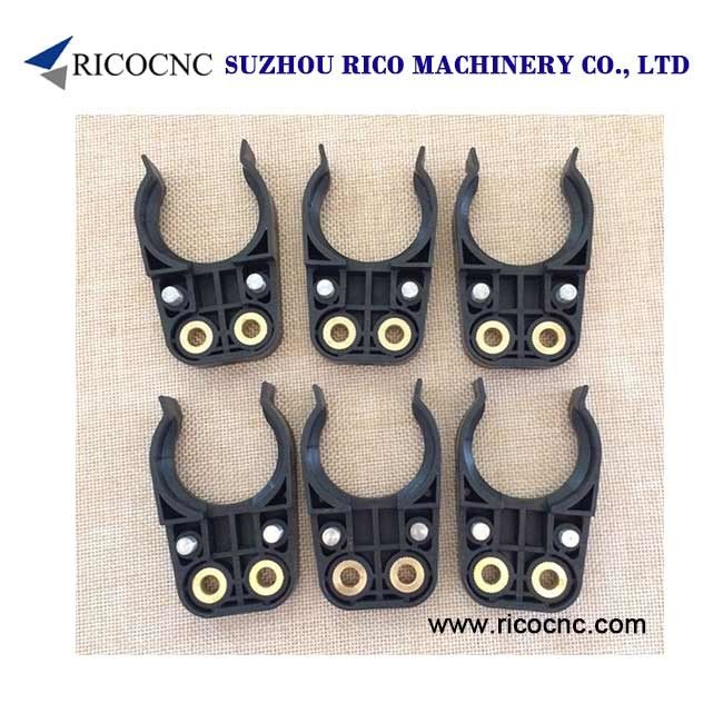 Black BT30 Tool Holder Clips Plastic CNC Tool Forks for BT30, BT Tool Changer Gripp,er for CNC Router