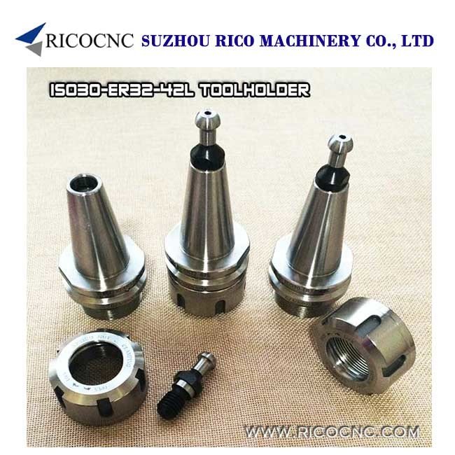 ISO30 ER32 42L Tool Holders for HSD ATC Tool Changer CNC Routers