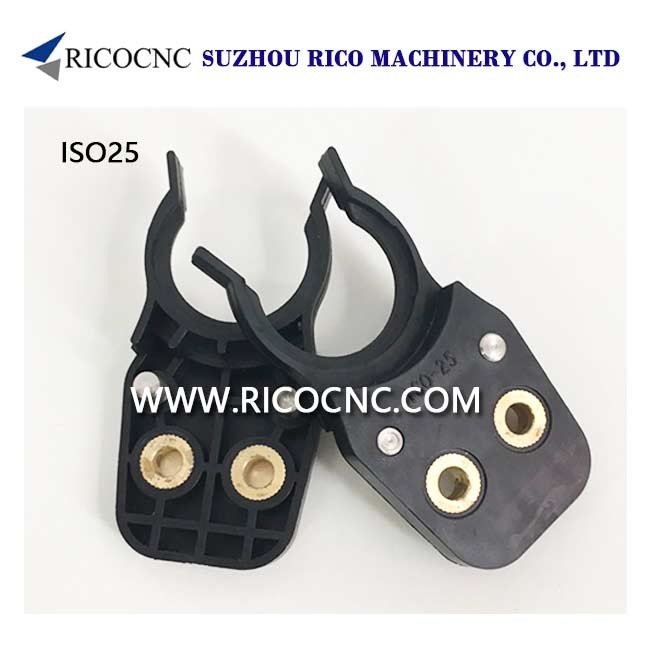 Black ISO25 Toolholder Clips Plastic CNC Tool Forks  for Auto Tool Changer CNC Machines