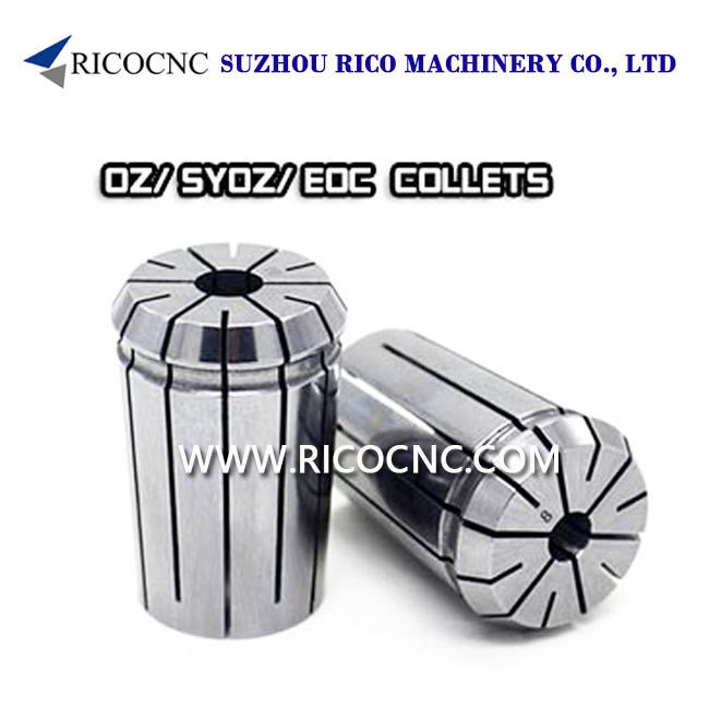 EOC and SYOZ Collets DIN 6388 Standards Collets for CNC Router Machine