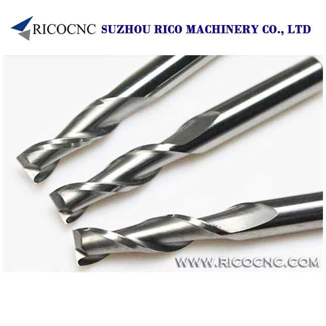 Carbide Spiral End Mill Cutters CNC Router Upcut Spiral Router Bit for Engraving