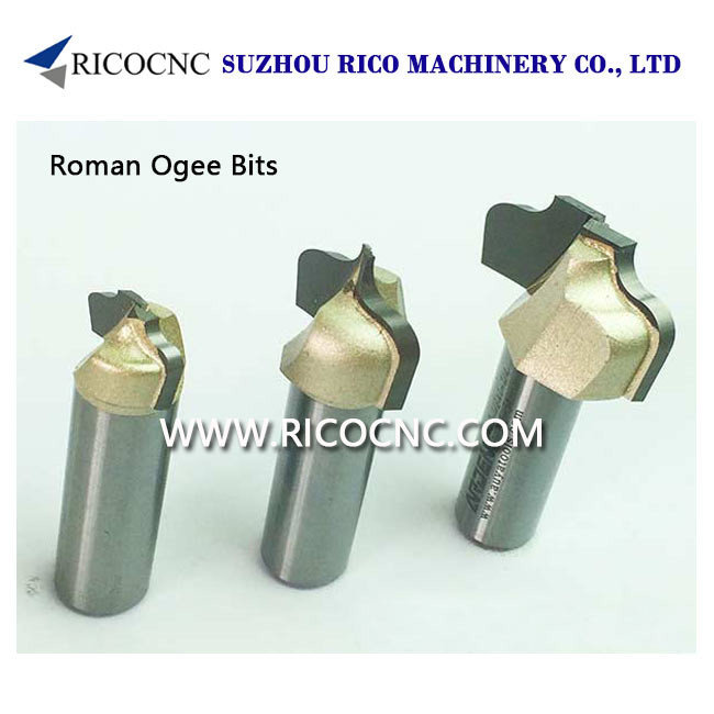 Roman Ogee Router Bits for CNC Router Shaper Ogee Door Profiles
