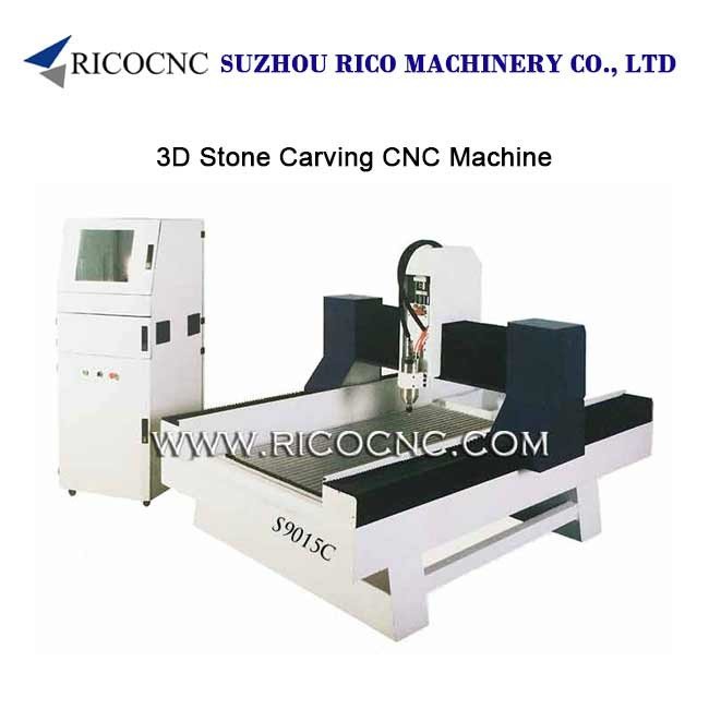 High Quality Stone CNC Engraver CNC Router Machine for 3D Granite Marble Wood Sculpture S9015C