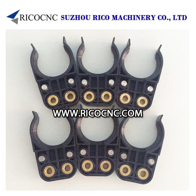 Black BT30 Tool Clips CNC Machine BT30 Tool Forks Plastic Tool holder Clamps for CNC Router