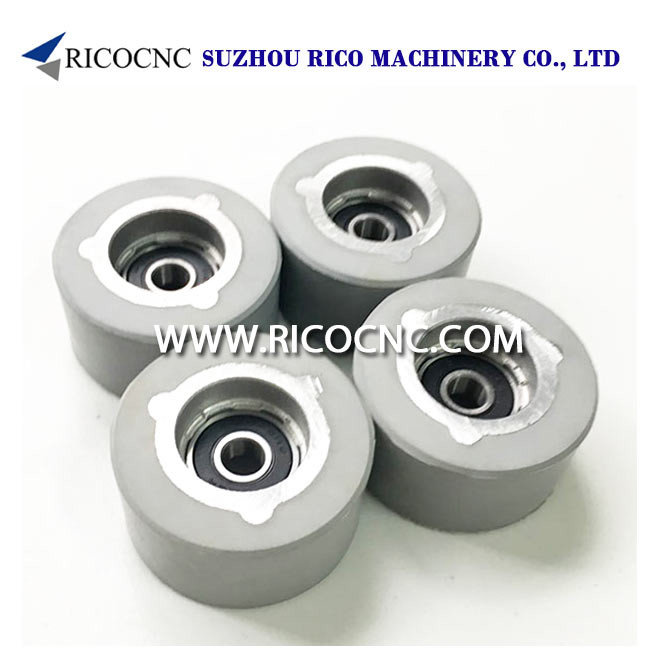 Edge Banding Machine Tools Rubber Pressure Roller Wheels with Bearing for Edgebanders Machine