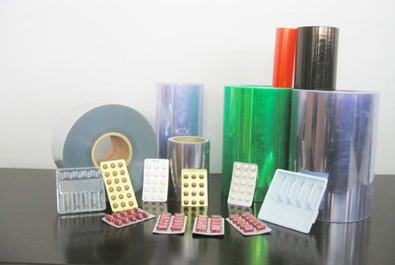 Fireproof Chemical Resistance 0.25mm Rigid PVC Film Width 100-800mm