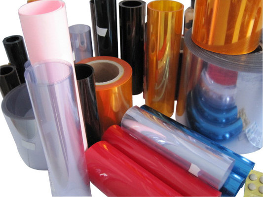 Colored Smooth Fireproof PVC Packaging Film For Semiconductor