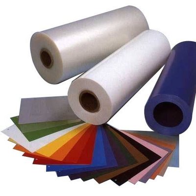 Miky White Industrial 0.3mm Colored PVC Sheet Low flammability