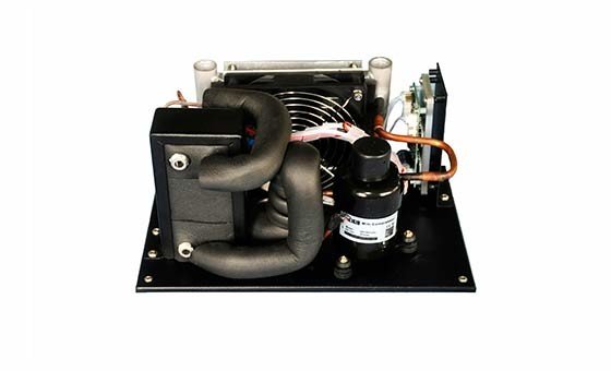 DC Condensing Unit with Evaporator in Refrigeration for Compact Water Cooled System