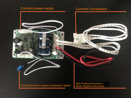 24 Volt Variable Speed Small Compressor for Micro Refrigeration System
