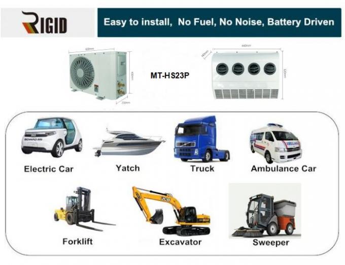 24V DC Battery-Driven Truck Air Conditioner Unit For Vehicle Cooling