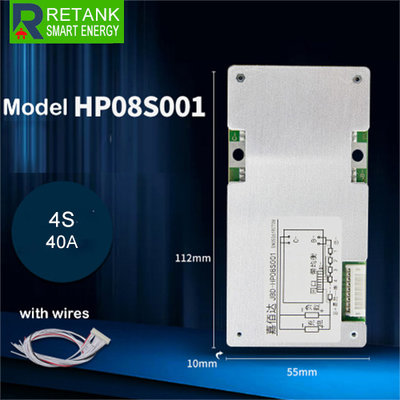 BMS 4s 40a lifepo4Battery Protection Board with Balance function