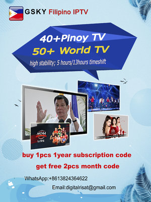 philippines  iptv smart tv box bring  Filipino TV with timeshift