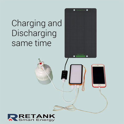 4000mAh 18LED usb port power bank light camping lighting kits charge and discharge at same time,c