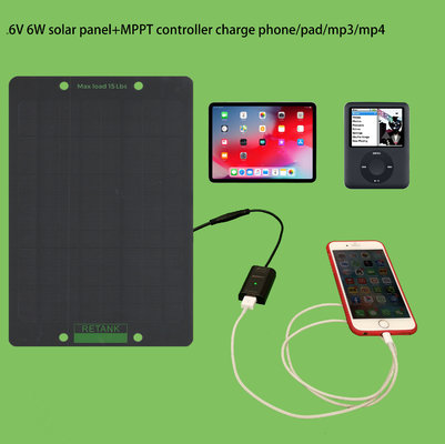 usb MPPT Controler 6V solar panel 6W placa solar cell convert solar energy to electricy power up to 20%+ high efficiency