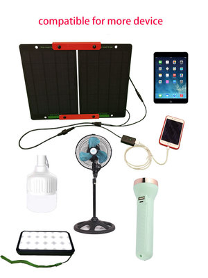 12V12W mono pet solar panel DIY modular 2s or 2p 6V6W solar charger mppt usb output waterprofft cable connect