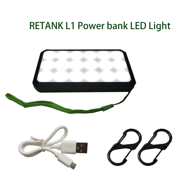 power bank solar light 4000mAh 18LED usb chargers flashlight charge for phone charge and discharge at same time