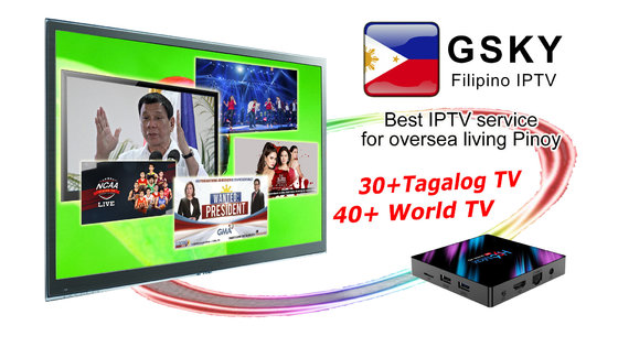 Filipino iptv smart tv box bring  pinoy tv and world channels refer new customer get free 2 month each other