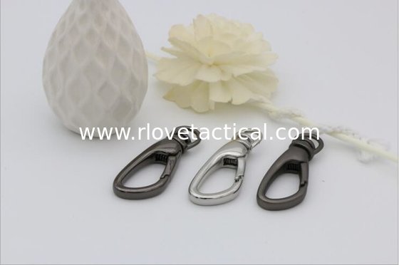 Durable black metal snap hook,small snap hook with zinc alloy material
