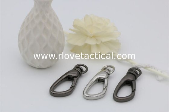 Durable black metal snap hook,small snap hook with zinc alloy material